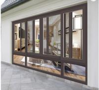 China OEM White Aluminium Sliding Windows Horizontal Hidden Fan Structure for sale
