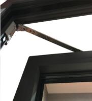China Golden Oak Aluminium Timber Casement Doors And Windows Tempered Glazed for sale