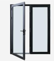 China Barrier Free Threshold Aluminum Swing Doors Front Entry ISO9001 For Balcony for sale
