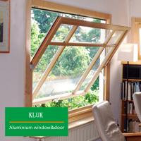 China Clear Glass Aluminium Pivot Window , Inswing Awning Window With Hinge for sale