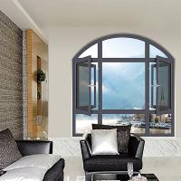 China Outswing Casement Aluminium Single Swing Window With Steel Screen for sale