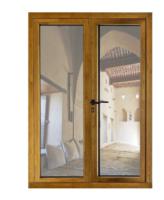 China OEM Aluminum Swing Doors , Double Outswing Exterior French Doors for sale