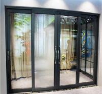 China Residential 4 Panel Aluminum Sliding Door Anodised Low E Glazed 2.0mm Thickness for sale
