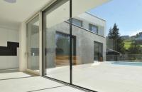 China Villa External Aluminium Sliding Door , Glass Sliding Door With Aluminum Frame for sale