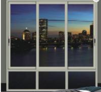 China Powder Coated Aluminium Sliding Windows Vertical Magnetic Screen for sale