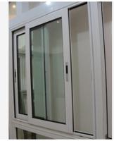 China Powder Coated Aluminium Sliding Windows Vertical Magnetic Screen for sale