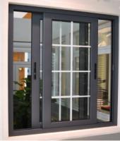 China 4 Track Aluminium Sliding Windows , Horizontal Sliding Sash Windows for sale