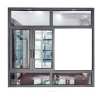 China Thermally Broken Aluminium Fabrication Sliding Window With Retractable Screen for sale