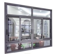 China Thermally Broken Aluminium Fabrication Sliding Window With Retractable Screen for sale