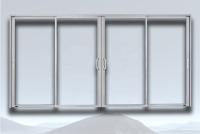 China Customized Sliding Windows Door System Double Glass Hurricane Impact Aluminium Sliding Window door for sale