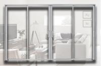 China Customized Sliding Windows Door System Double Glass Hurricane Impact Aluminium Sliding Window door for sale