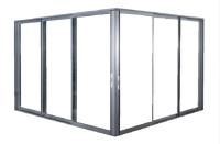 China Customized Sliding Windows Door System Double Glass Hurricane Impact Aluminium Sliding Window door for sale