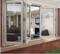 China Watertight Insulated Aluminium Sliding Folding Windows , Internal Bifold Windows for sale