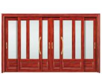 China Thermal Break Aluminum Sliding Doors , Three Track Sliding Doors With Aluminum Frame for sale