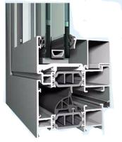 China Double Glazed Aluminium Sliding Folding Windows Thermal Insulated For Roof for sale