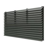 China Horizontal PVDF Aluminum Sun Shade Louvers Adjustable Energy Efficient for sale