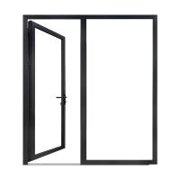 China Vertical Swing Aluminium Casement Doors , Internal Double Casement Door ISO9001 for sale