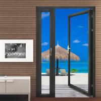 China Vertical Swing Aluminium Casement Doors , Internal Double Casement Door ISO9001 for sale