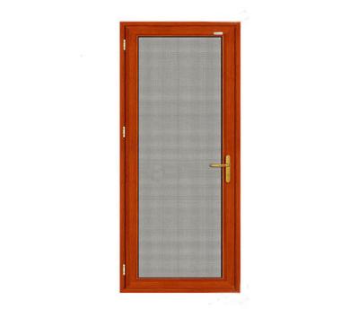 China Hollow Glass  Aluminium Glass Swing Door , Aluminium Mosquito Mesh Door for sale