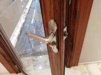 China Hollow Glass  Aluminium Glass Swing Door , Aluminium Mosquito Mesh Door for sale