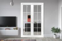 China Flush Threshold Aluminum Swing Doors , Anodized Left Hand Inswing French Door for sale