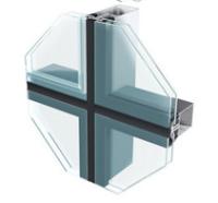 China Unitized Glass Curtain Walls System Waterproof Exterior Aluminium Frame Structural Design for sale