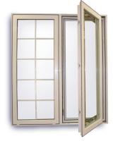 China Double Glazed Aluminium Casement Windows Thermal Break Profile for sale