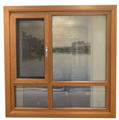 China Double Glazed Aluminium Casement Windows Thermal Break Profile for sale
