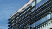 China Vertical Aluminum Sun Shade Louvers With Airfoil System For Ventilation for sale