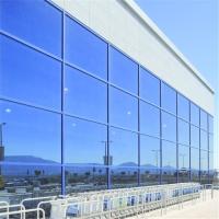 China KLUK Steel Frame Aluminum Curtain Walls Double Glass Lightning Protection for sale