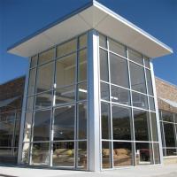 China ODM Aluminum Curtain Walls Fireproof Relective Tempered Glass for sale