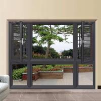 China Apartment Tilt And Turn Sash Windows , Blackwood Aluminium Glazed Windows for sale