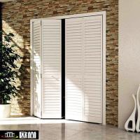 China Non Thermal Break Aluminium Mesh Sliding Doors , Louver Folding Doors for sale
