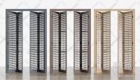 China Non Thermal Break Aluminium Mesh Sliding Doors , Louver Folding Doors for sale