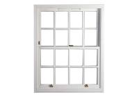 China Energy Saving Aluminium Vertical Sliding Sash Windows , 2 Track Sliding Window for sale
