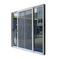 China Minimalism Narrow Frame Aluminium Sliding Windows With Mesh for sale
