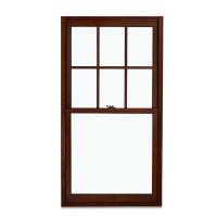 China Vertical Up And Down Sliding Windows French Aluminum White Frame for sale