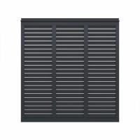 China Aluminum Fixed Rolling Shutter Louver Glass Door For Exterior Vertical for sale