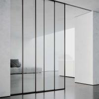 China Deep Grey Aluminium Sliding Internal Door Crimsafe Mesh For Apartment for sale
