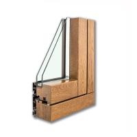 China Oak Double Glazed Windows Outward Opening Sash Awning Side Hung Casement for sale