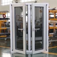 China Double Panels Swing Style Front Patio Doors American Standard for sale
