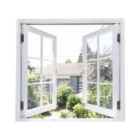 China Australian Standard 6063 Aluminium Casement Window White Color for sale