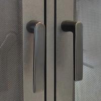 China 1.0-1.5mm Soundproof Aluminium Casement Windows Deep Grey for sale