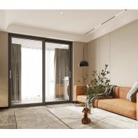 China Sound Proof Sliding Aluminum Framed Glass Door For Home Australian Standard for sale