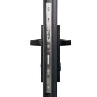 China Double Glass French Break Bridge Aluminium Hinge Door For Entry Commercial for sale