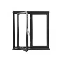 China French 1.4mm Thickness Aluminium Casement Window Air Permeability for sale