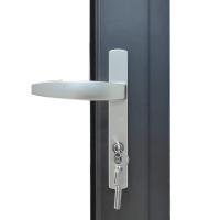 China Modern 2.0mm Thickness Aluminum French Door Double Swing Customized Size for sale