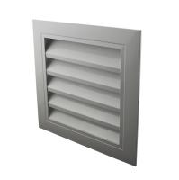 China Anodized Prefabricated Fixed Aluminum Louver Roof Weatherproof for sale
