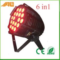China 18pcs 15w Rgbwa Uv 6in1 Stage Spot Light For Entertainment Events for sale