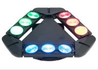 China DMX512 100w Spider Beam Moving Head Lighting 9 Heads Lights AC 110-240V 50-60HZ for sale